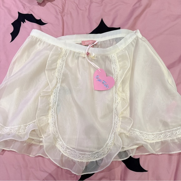 Dolls Kill | Skirts | Dolls Kill Sugar Thrillz Apron See Through Mesh ...